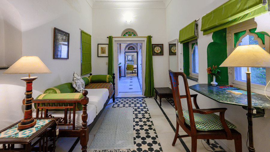 Panna Mahal - Garden View | Neemrana Fort-Palace - 15th Century