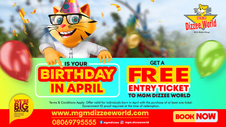 Tickets | MGM Dizzee World