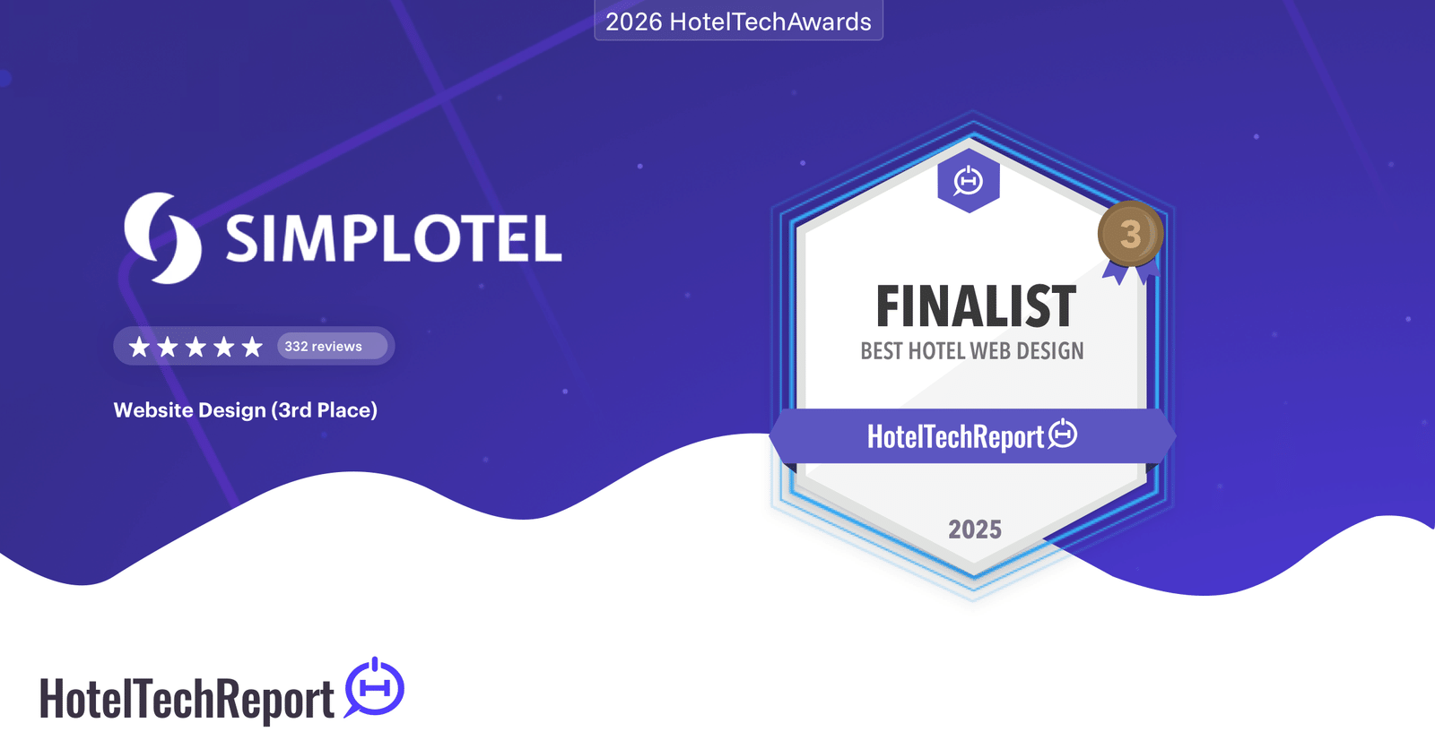 SIMPLOTEL Ranks #3 in Website Design | Simplotel