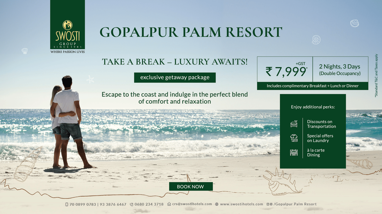 Special Offers and Packages | Swosti Group of Hotels & Resorts