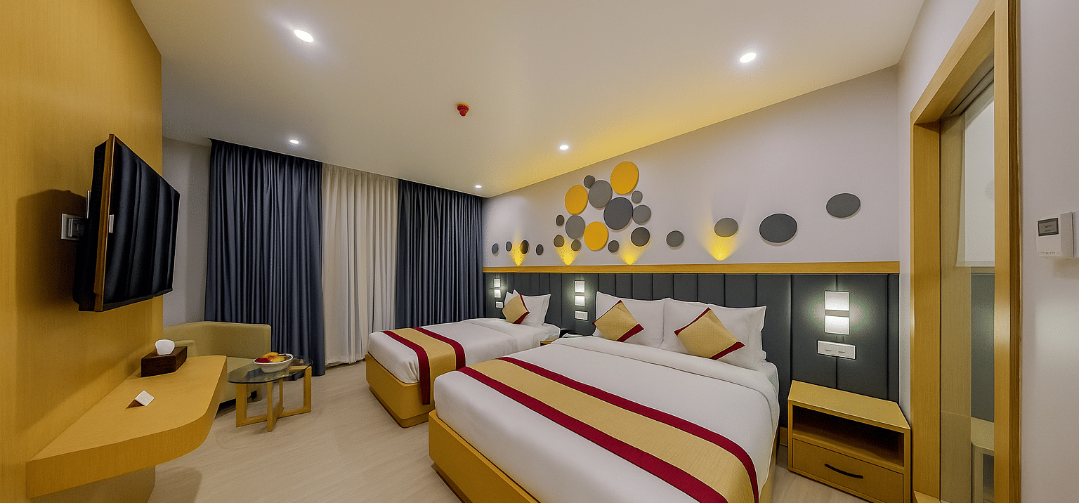 Superior Family Room in Chitwan with Hill Views at Lords