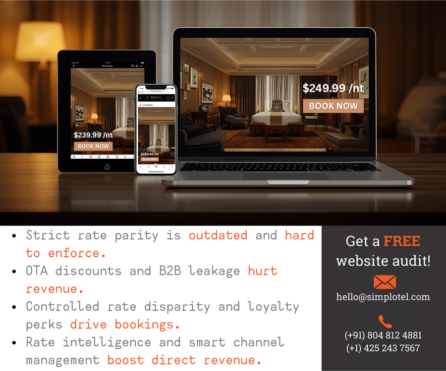 Hotel Rate Parity Is Dead: Direct Booking Wins | Simplotel